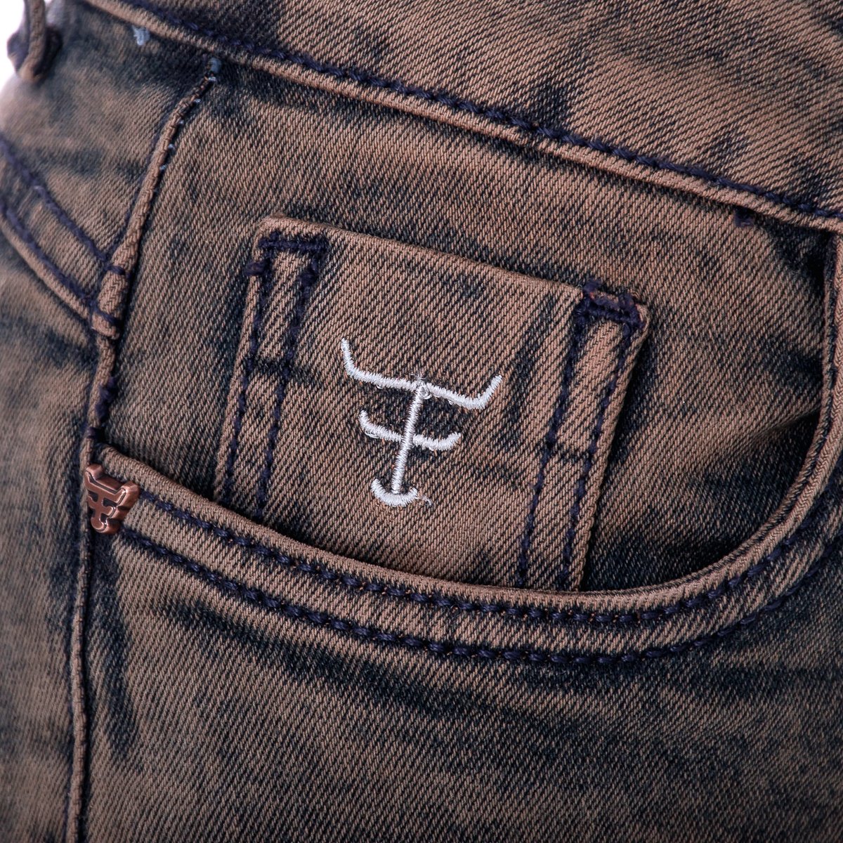 CALÇA JEANS FEMININA TEXAS FARM - VINTAGE GOLDEN - PDF041