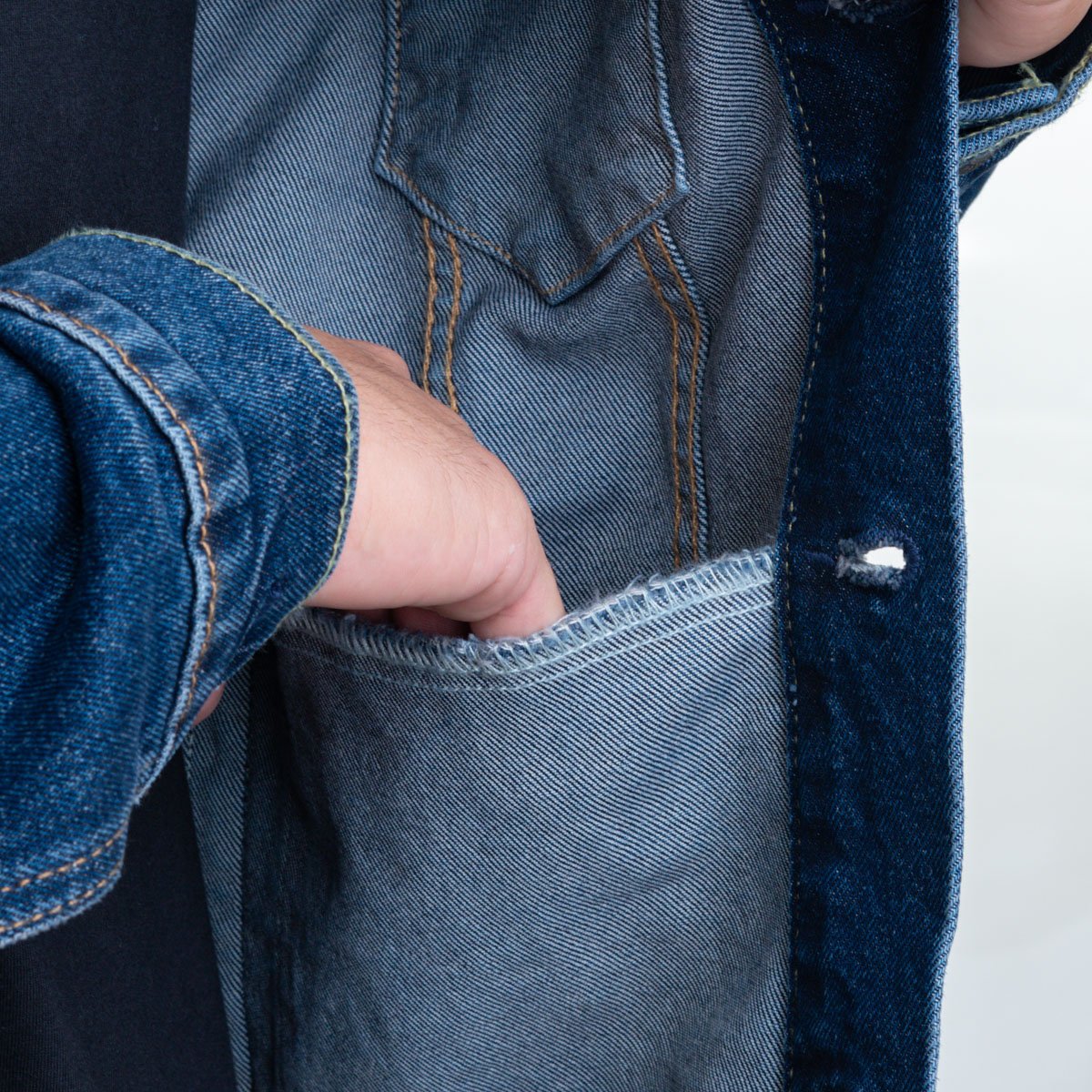 JAQUETA MASCULINA JEANS LEVIS - TRUCKER JACKET - 723340322 - ESCURO