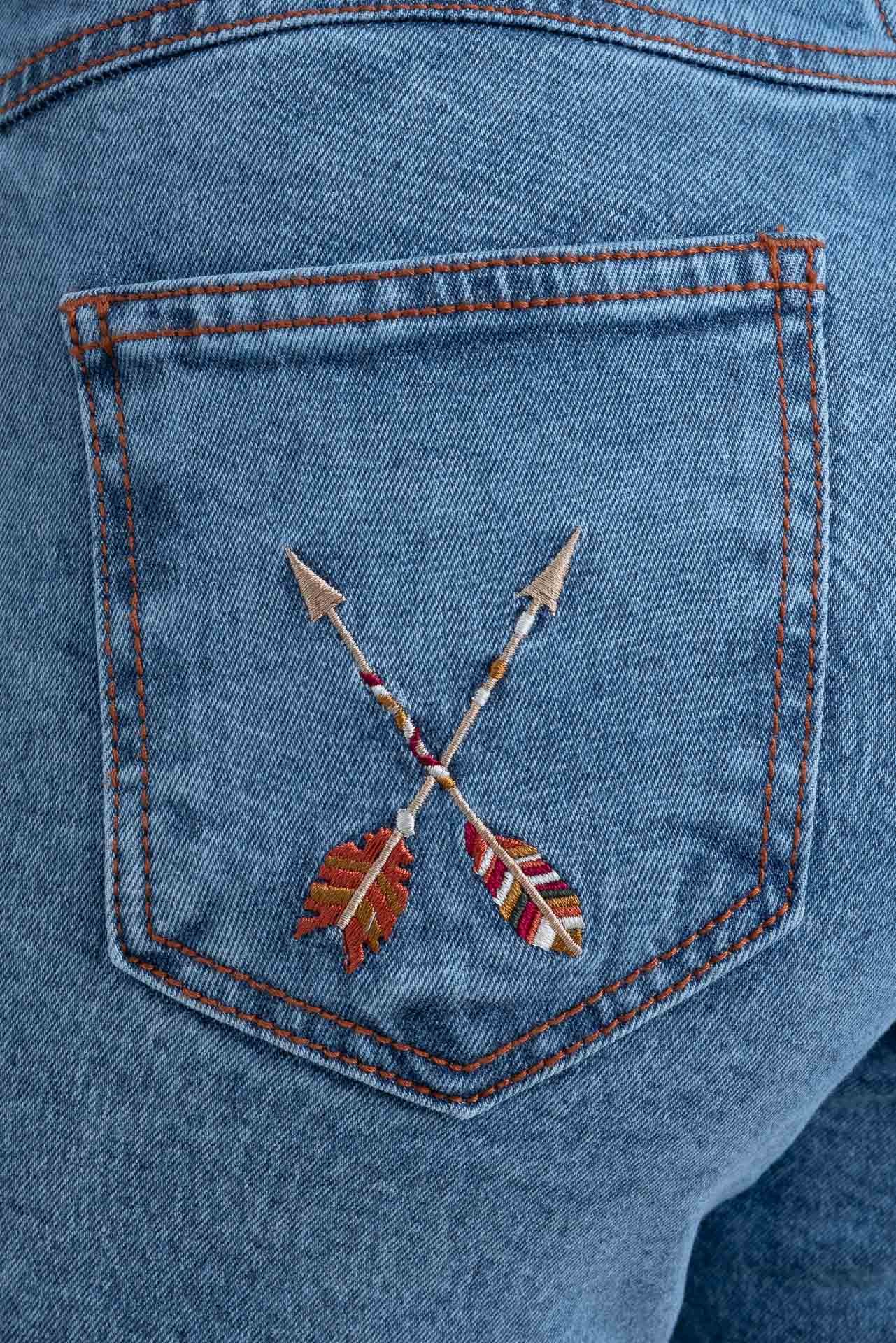 CALÇA JEANS FEMININA TEXAS FARM - VITALITY UMBER - PDF047