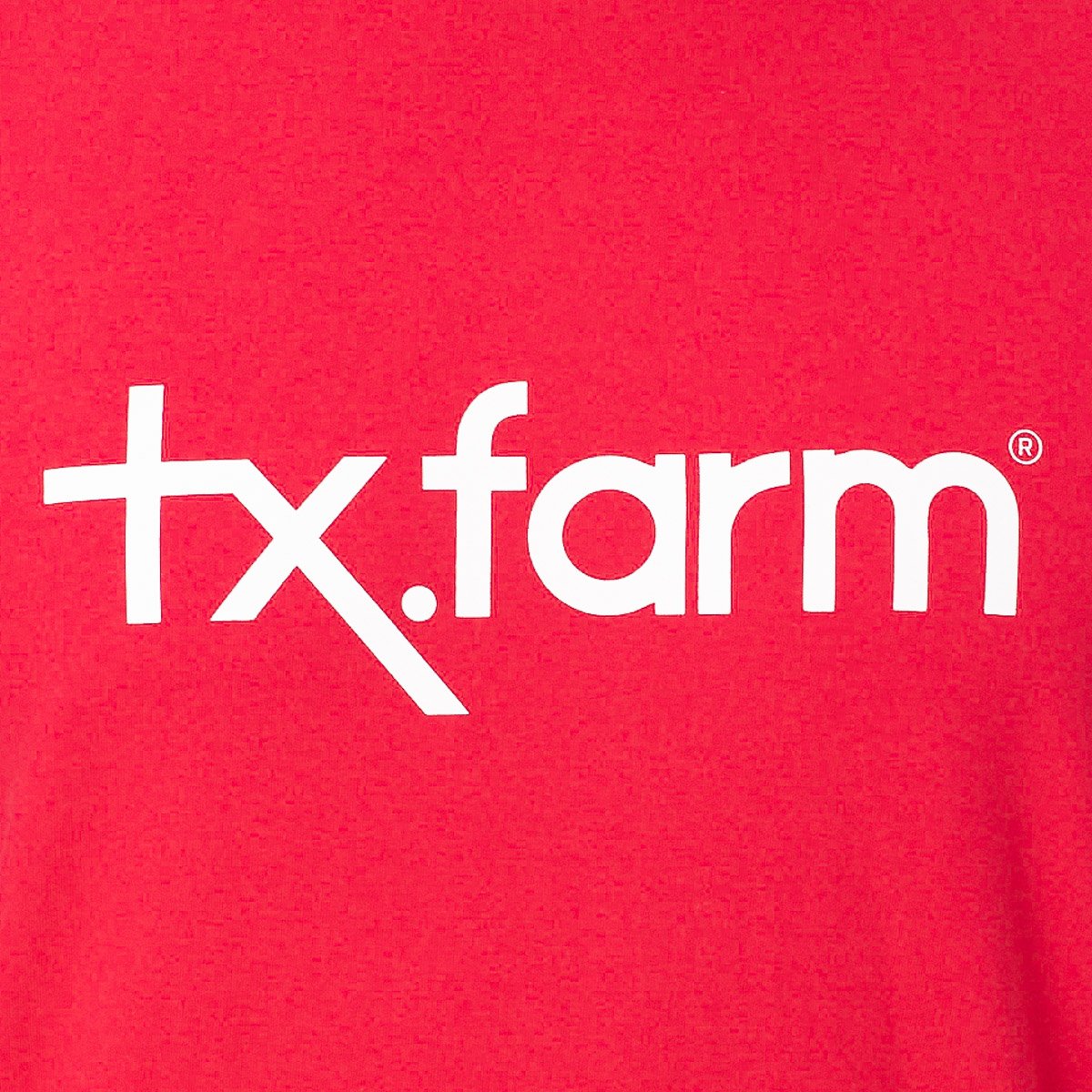 CAMISETA MASCULINA TEXAS FARM - CM258 - VERMELHO/ BRANCO