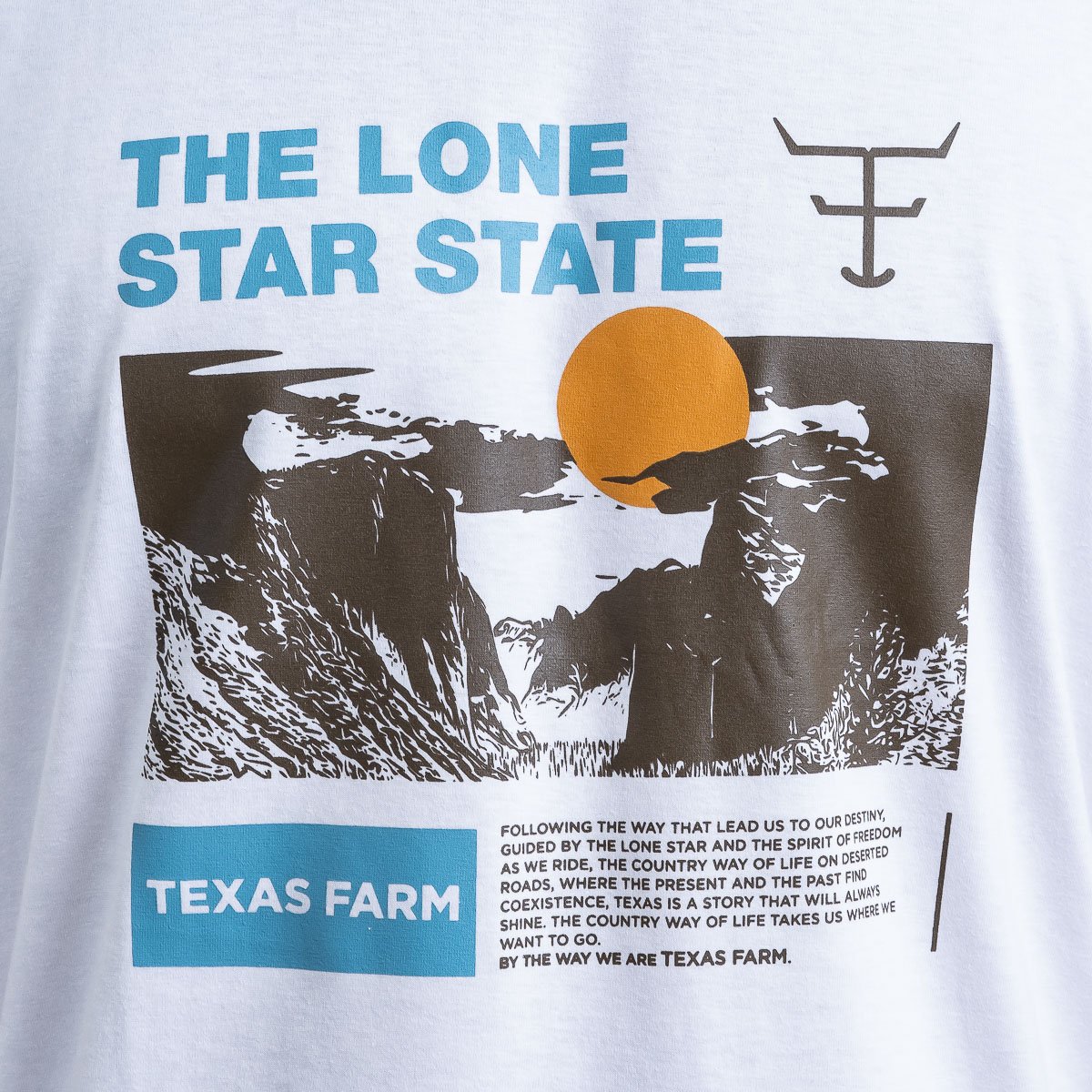 CAMISETA MASCULINA TEXAS FARM - ROAD TRIP - CM488 - BRANCO
