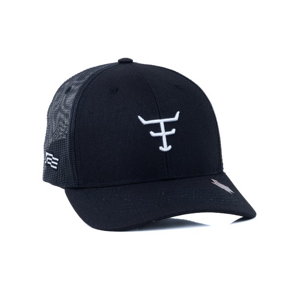 BONE TEXAS FARM - TF904 - PRETO/ BRANCO Único