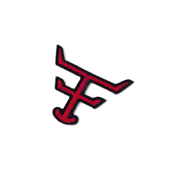 ADESIVO P/ CHAPEU TEXAS FARM - LOGO - AB002 - VERMELHO Único