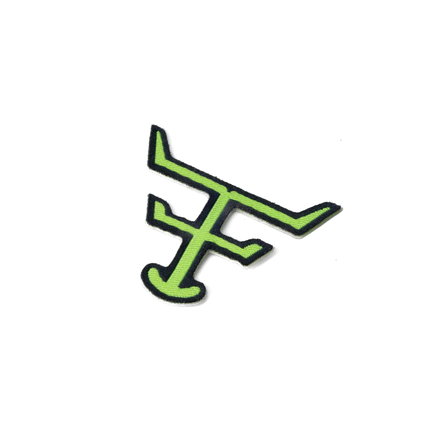 ADESIVO P/ CHAPEU TEXAS FARM - LOGO - AB002 - VERDE NEON Único