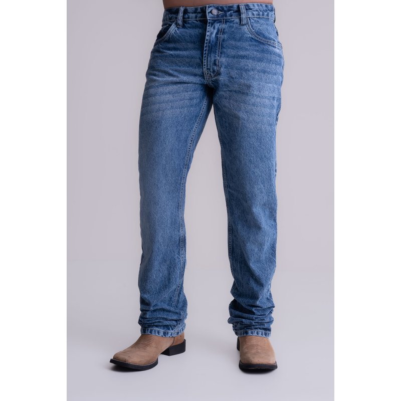 CALCA JEANS MASCULINA TEXAS FARM - BAGGY - PDM032 - DO 36 AO 54 - JEANS