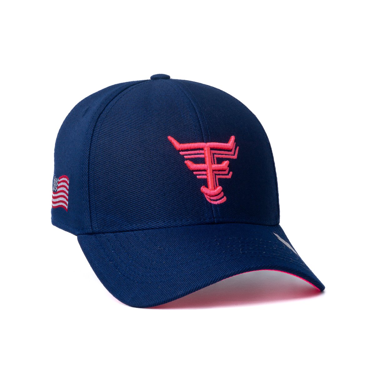 BONE TEXAS FARM - NEW TEXAS - TF690 - AZUL MARINHO/ ROSA NEON Único